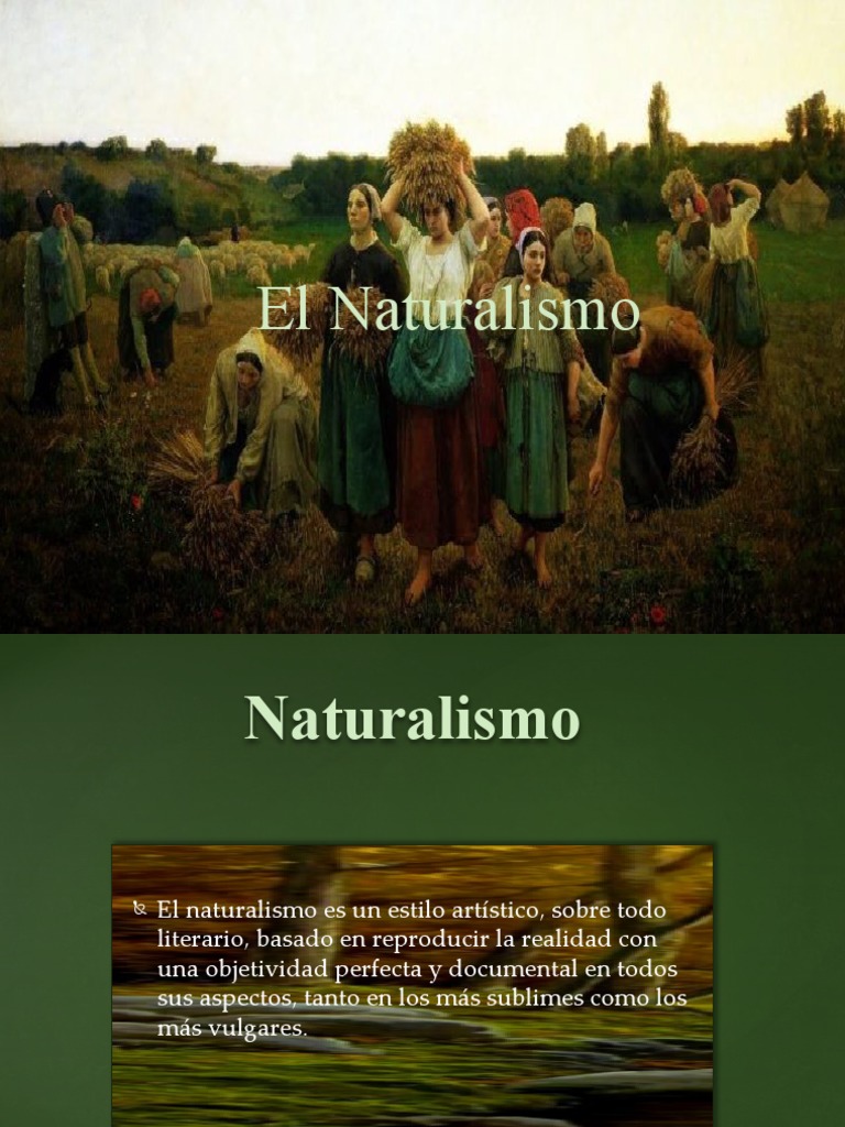 El Naturalismo | PDF