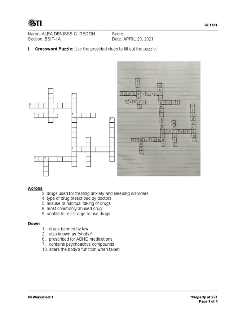 Sti NSTP Semi Finals Exam | PDF | Drugs | Health Sciences