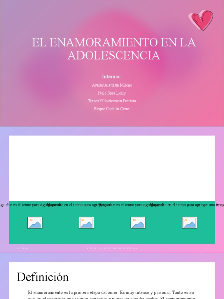 El Enamoramiento en La Adolescencia | PDF | Adolescencia | Amor
