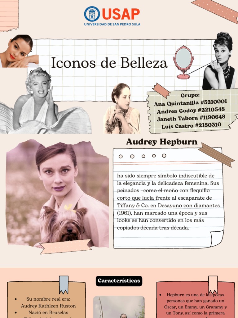 Presentacion Iconos de Belleza | PDF | Marilyn Monroe