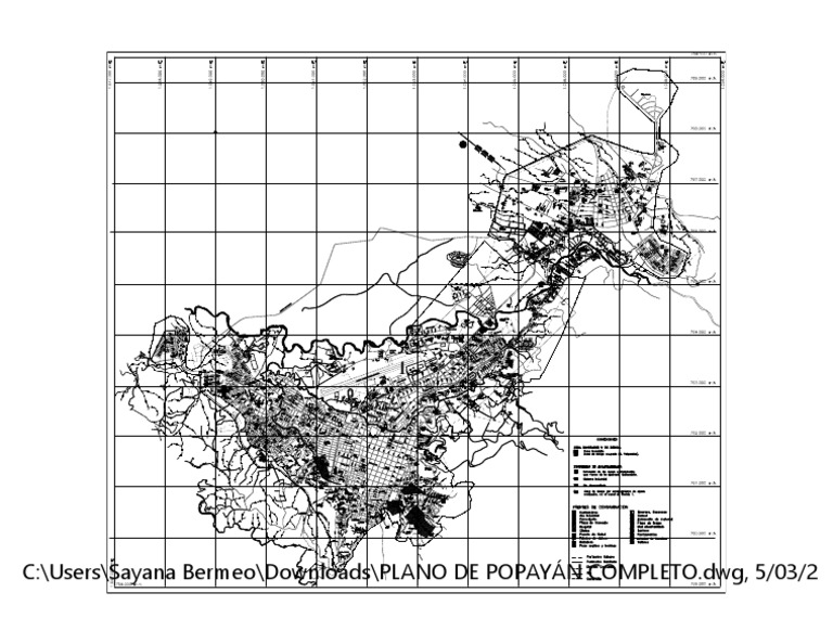 Plano de Popayán Completo-Modelo | PDF