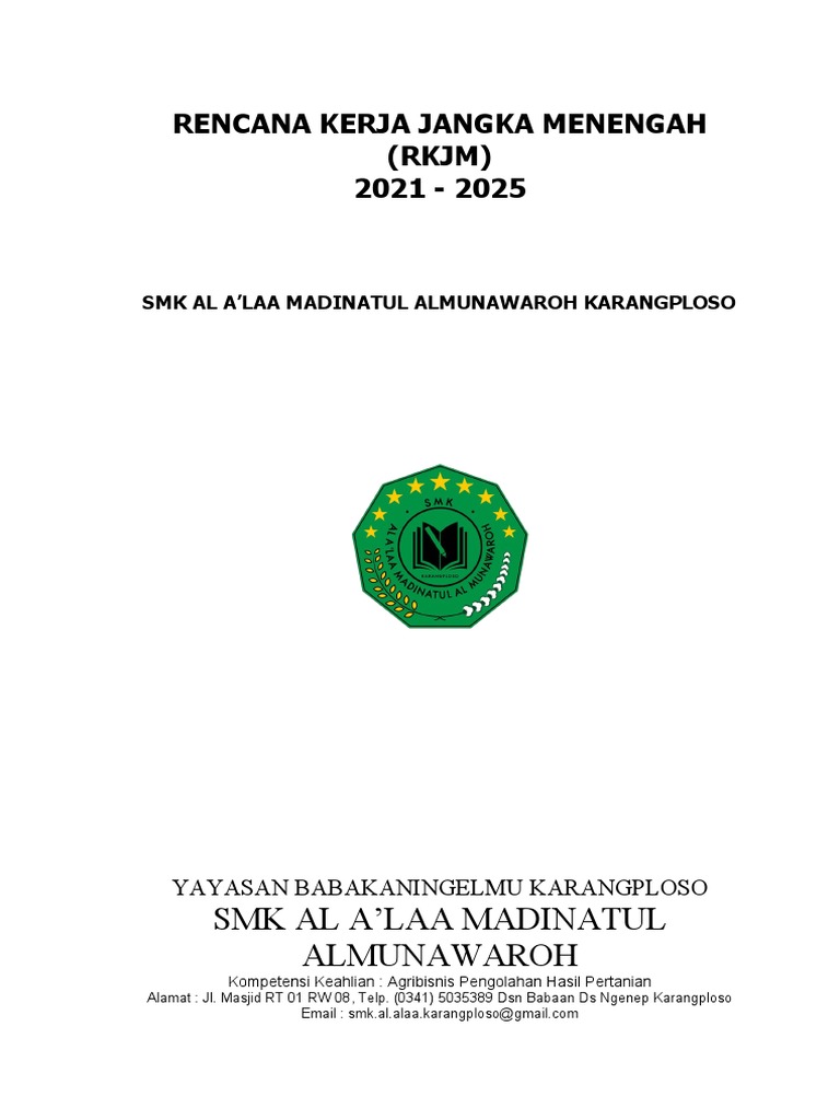 RKJM SMK Al A'laa 2020-2024 | PDF