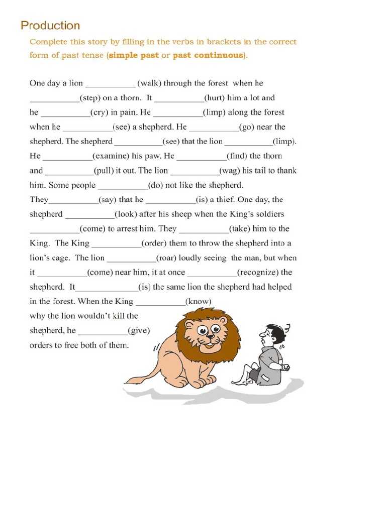 Homework - Past Continuous Tense | PDF