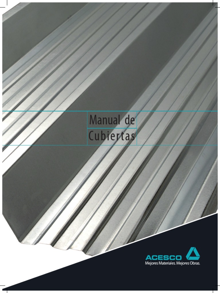 Manual de Cubiertas | PDF | Techo | Arquitecto