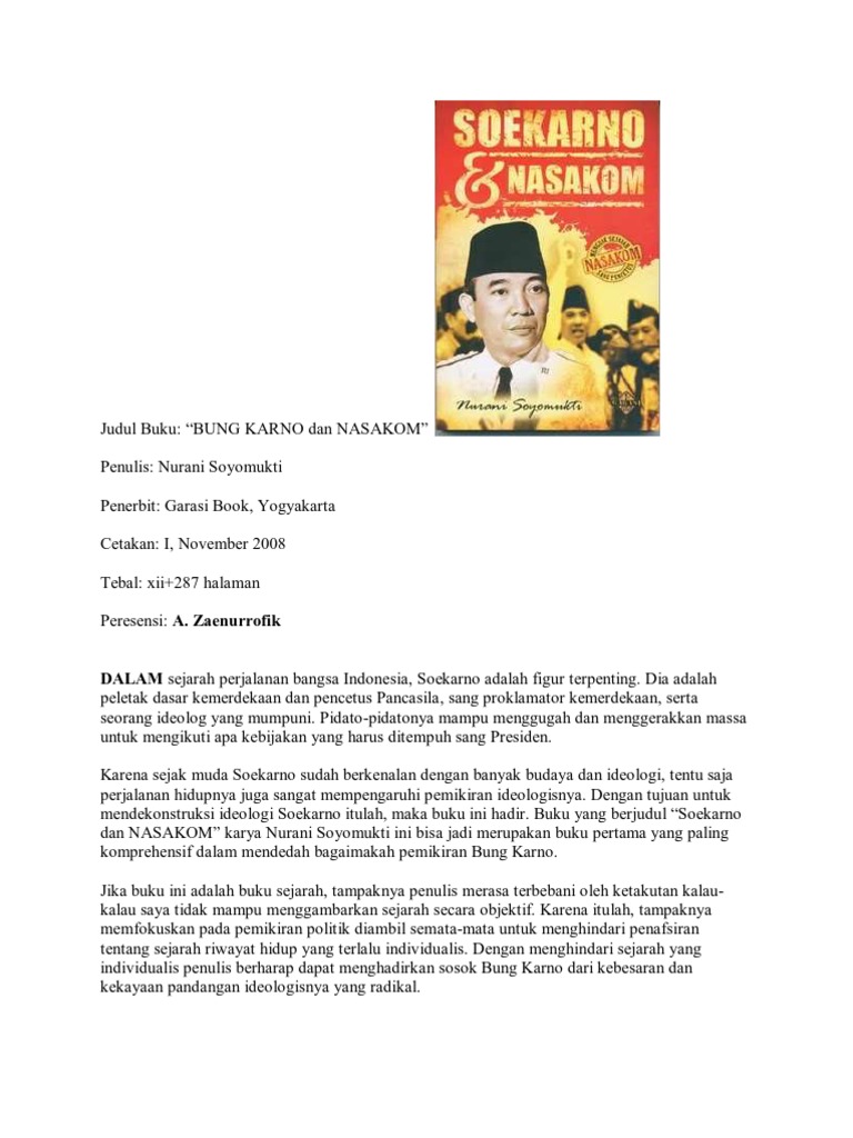 Bung Karno Dan Nasakom | PDF | Sejarah