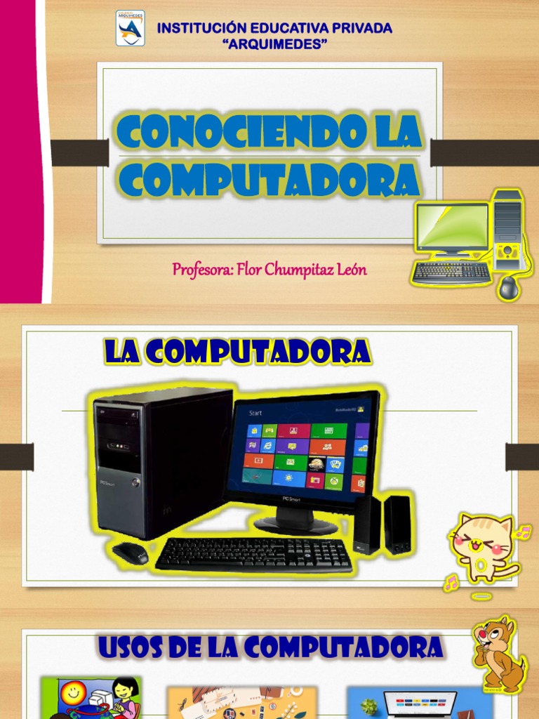01-3años-Conociendo La Computadora | PDF