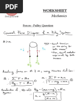 Forces - String Tension - WORKSHEET | PDF | Science & Mathematics ...