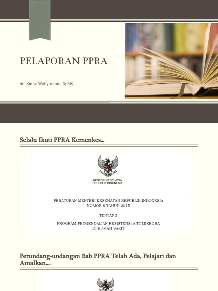 Pelaporan Ppra | PDF
