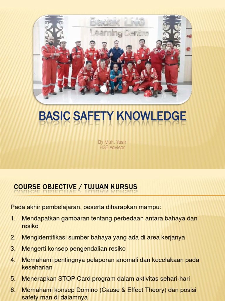 Basic Safety Knowledge | PDF