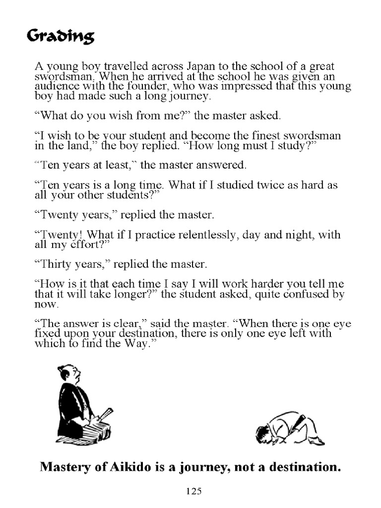 Aikido Goshinkai Grading Syllabus | PDF