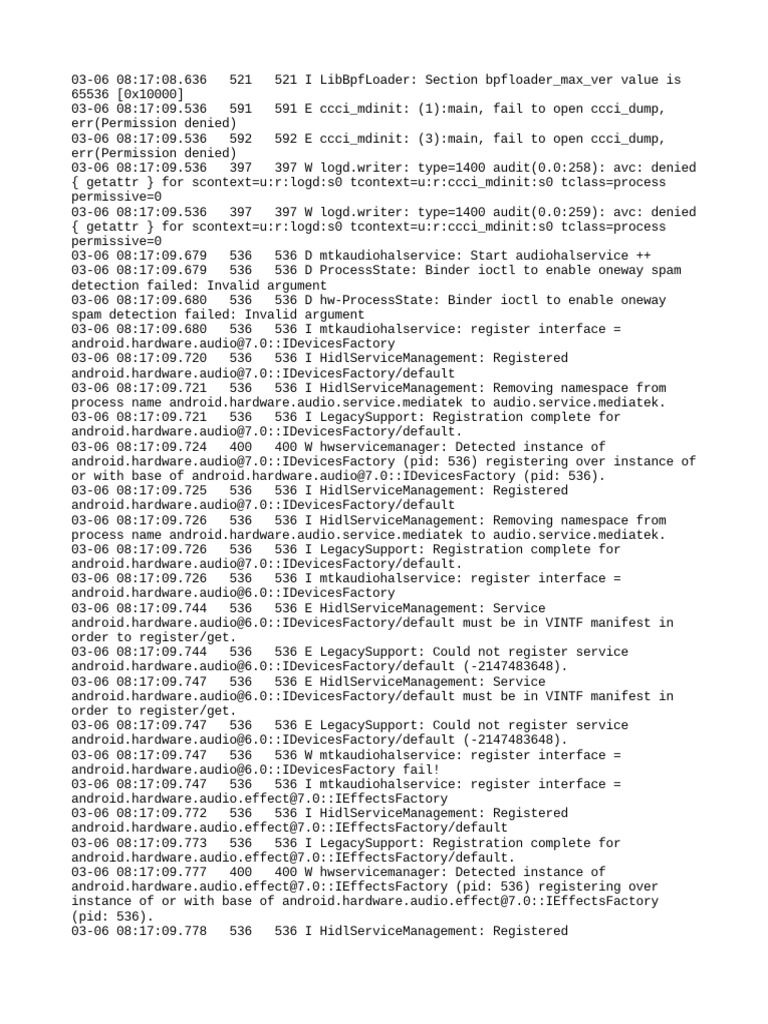 Log | PDF | Information Technology Management | Operating System Technology