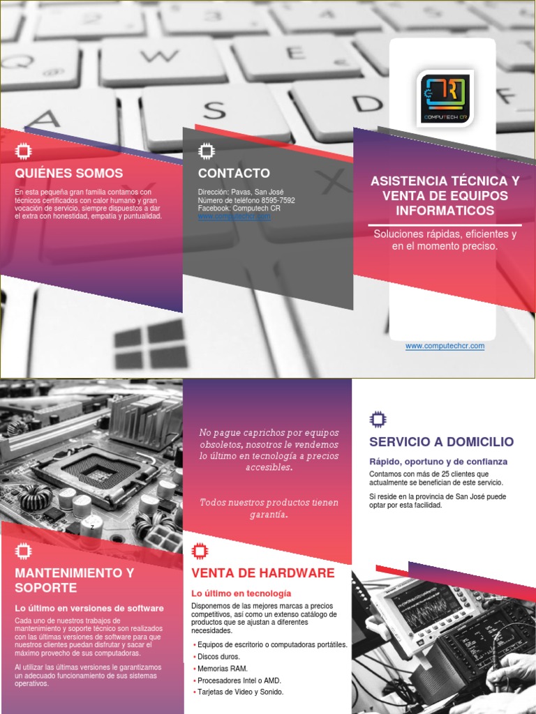 Brochure | PDF | Hardware de la computadora | Ingeniería Informática
