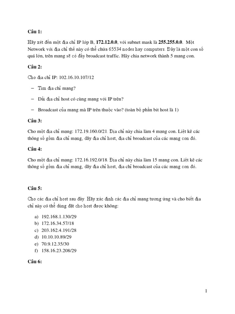 Bai Tap IP - IT005 | PDF