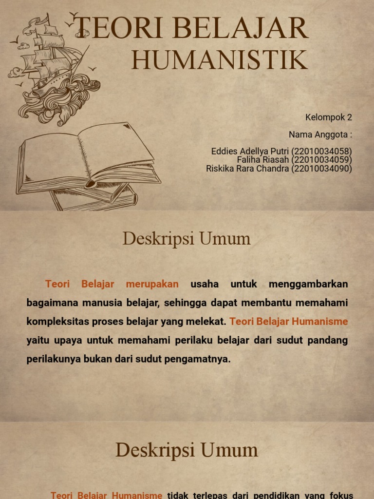 PPT Teori Belajar Humanistik | PDF