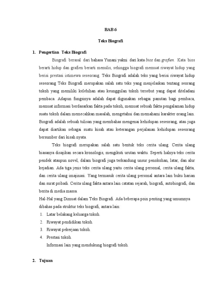 Teks Biografi | PDF | Ilmu Sosial