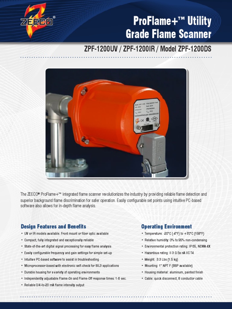 ProFlame ZPF 1200 | PDF | Electrical Components | Physical Sciences