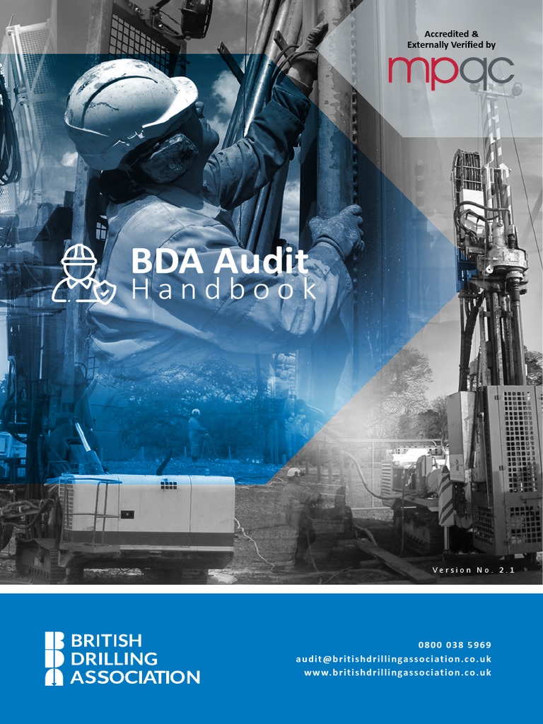 BDA Audit Handbook - v2.1 | PDF | Audit | Auditor's Report