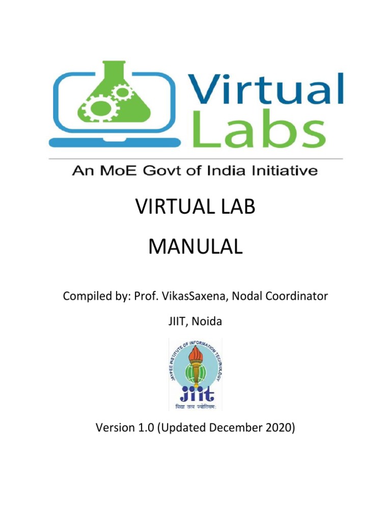 VIRTUAL LAB MANUAL - 18feb | PDF | Cryptography | Electronic Filter