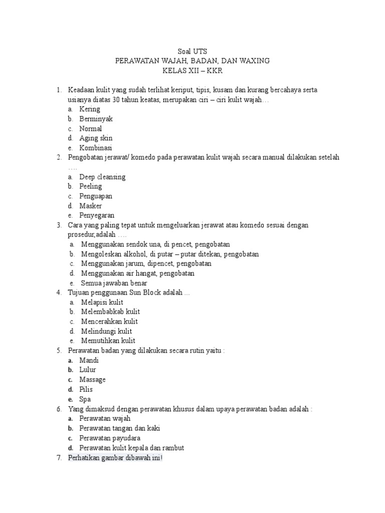 SOAL UTS Kelas XII | PDF