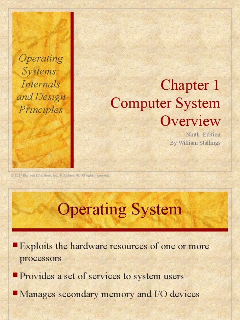 Ch01 OS9e | Download Free PDF | Central Processing Unit | Input/Output