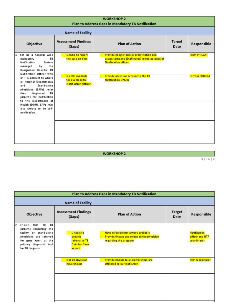 Facility Planning Template | PDF | Hospital | Medical Diagnosis