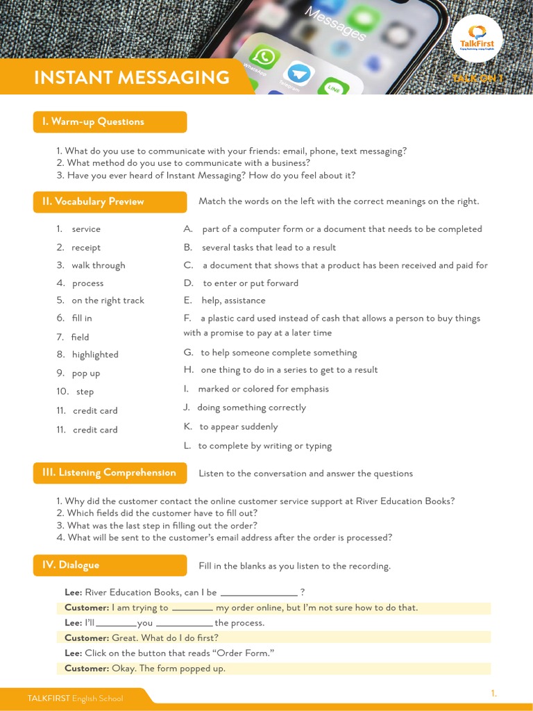 9-Instant Messaging | PDF | Instant Messaging | Cyberspace