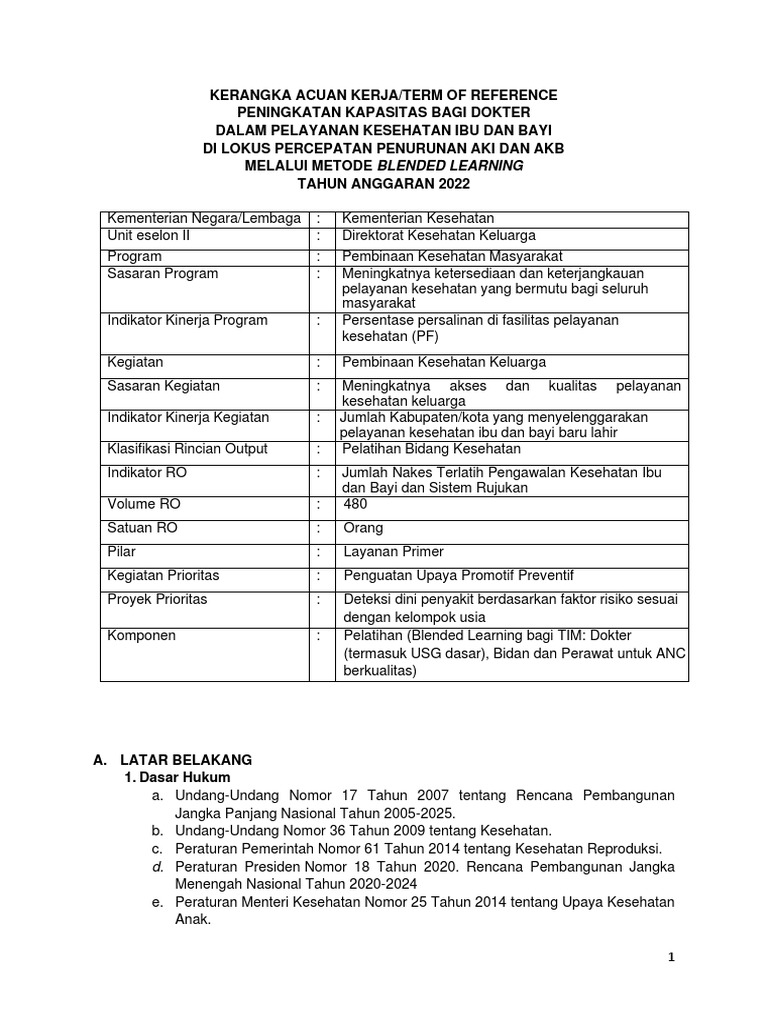 FIN - TOR BL Dokter - 2022 | PDF