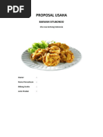 Proposal Usaha Mie Ayam Sehat | PDF
