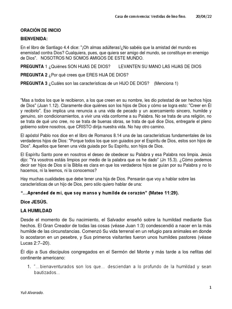 Tema HUMILDAD VS ORGULLO | PDF | Jesús | Evangelio de Mateo