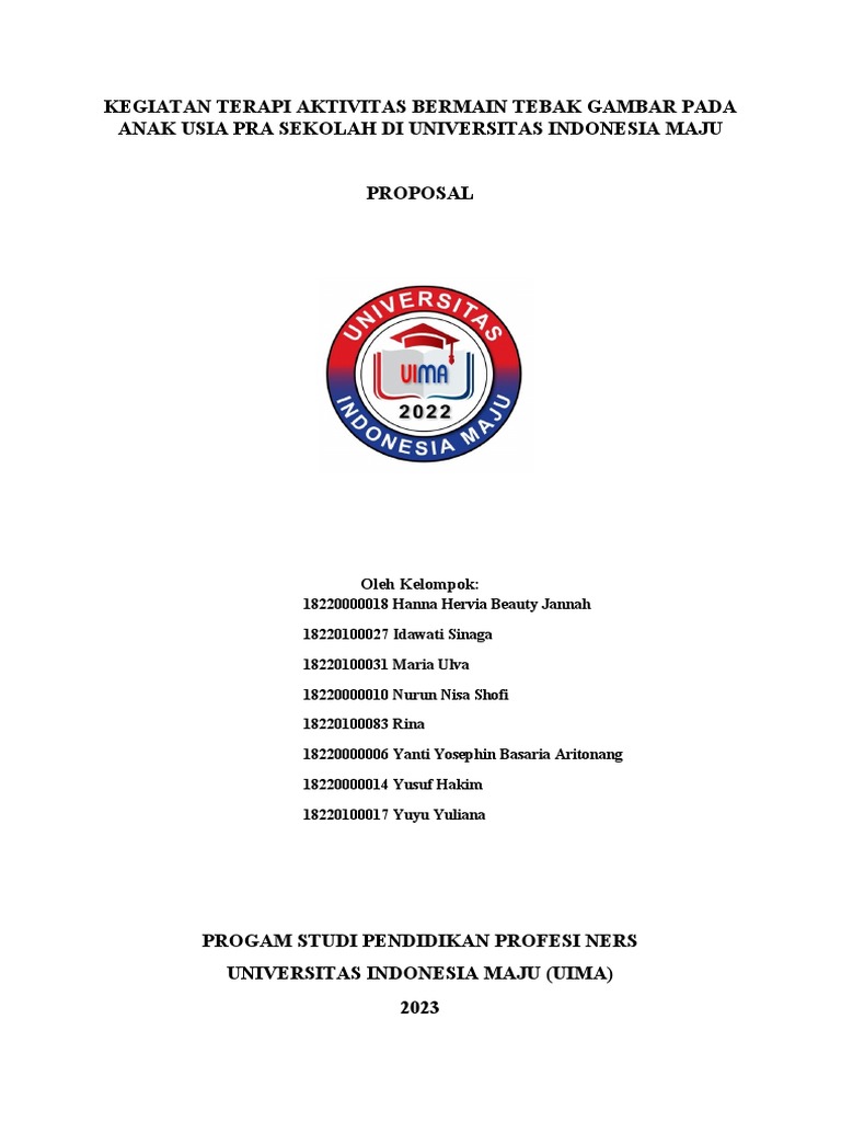 TAB Proposal Tebak Gambar Buah Dan Hewan | PDF
