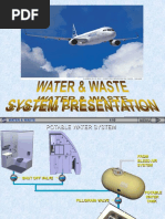 A320 Water and Waste System Overview | PDF | Toilet | Valve
