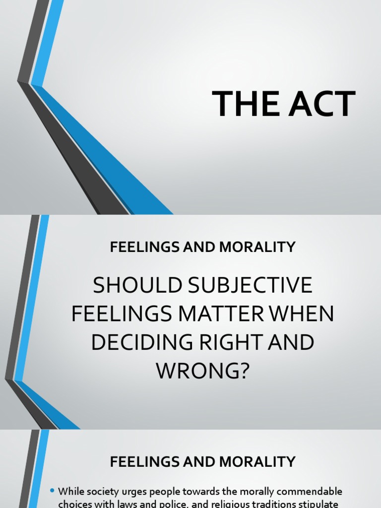 Lesson 4 Ethics | PDF | Reason | Morality