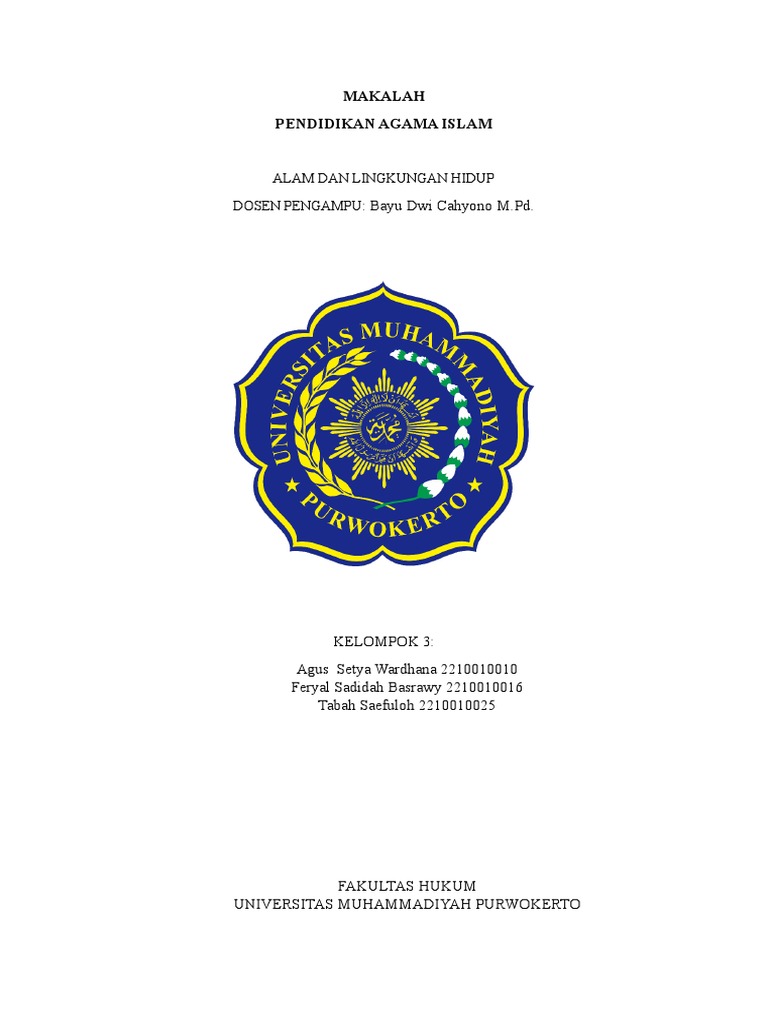 MAKALAH PAI KEL 3 NW | PDF | Kesehatan Holistik