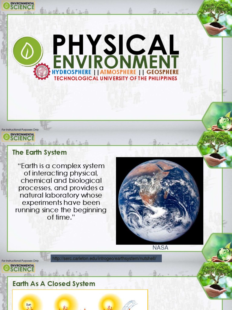 Lesson 3 - Physical Environment | PDF | Earth Sciences | Atmosphere Of ...