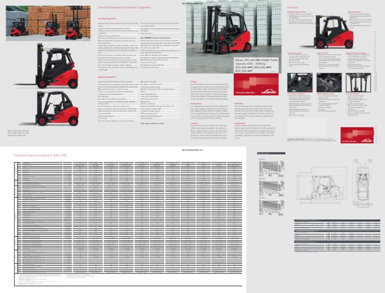 Linde H30d Manual | PDF | Truck | Elevator