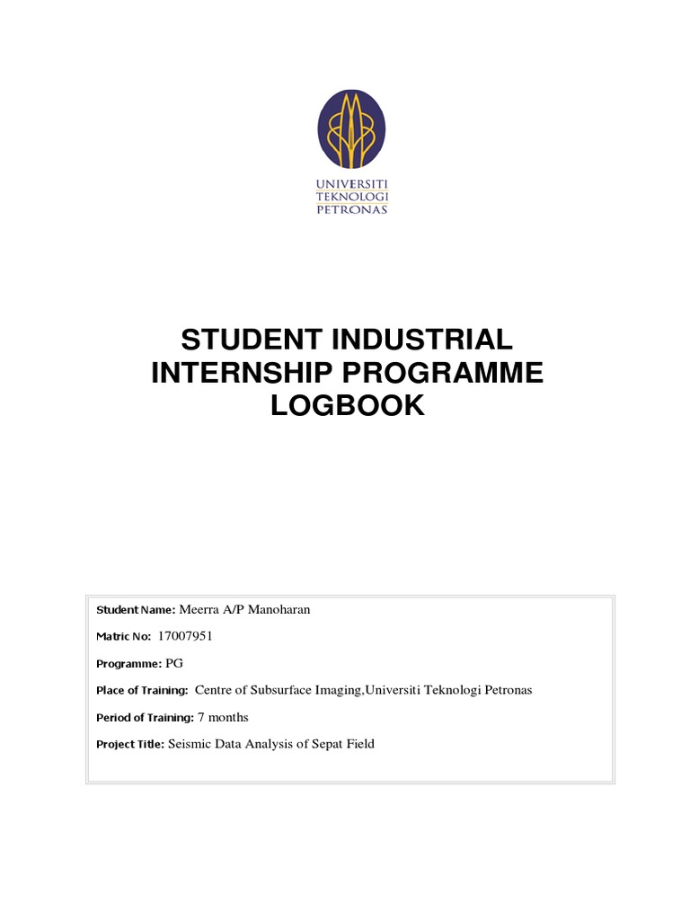 SIT Logbook - Meerra | PDF | Course Credit | Engineering