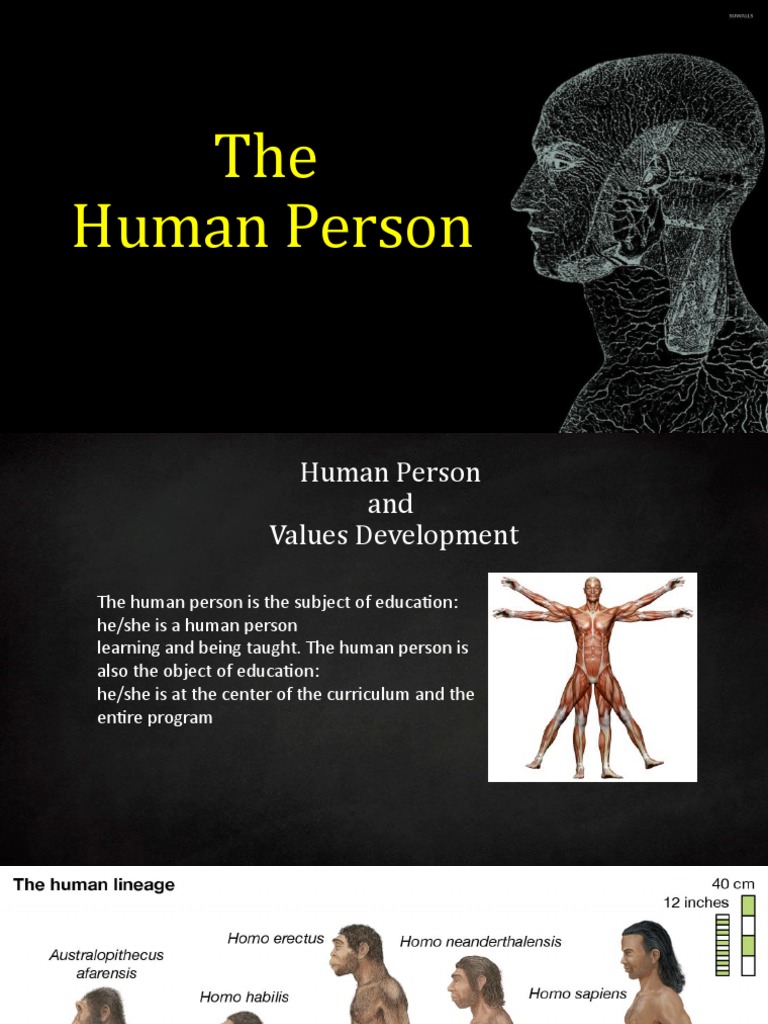 The Human Person | PDF