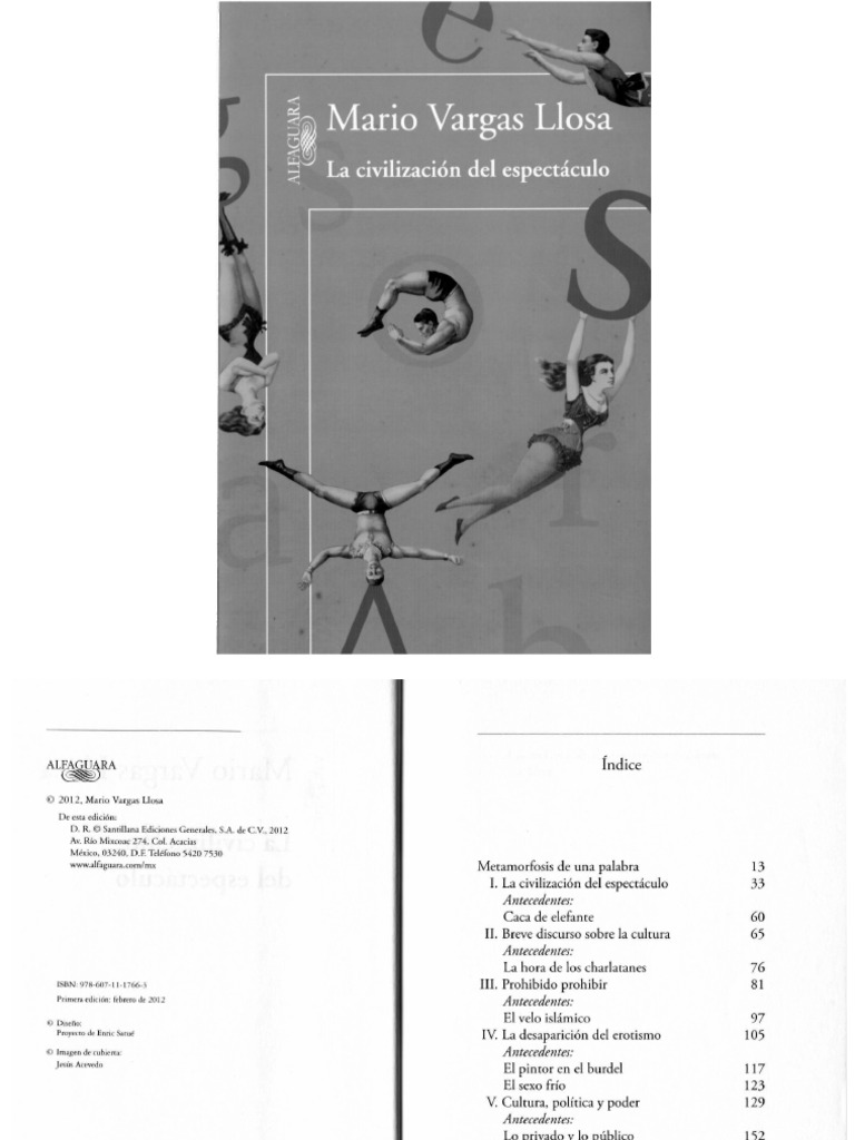 La Civilizacion Del Espectaculo Mario Vargas Llosa | PDF