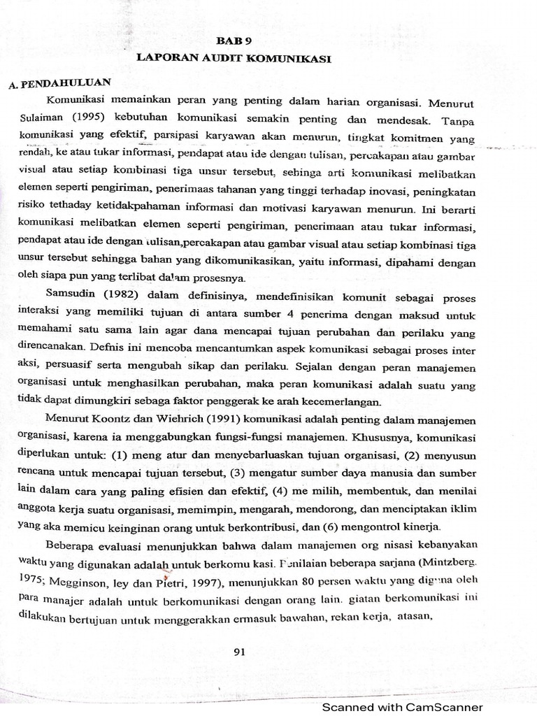 Bab 9 Audit Komunikasi | PDF