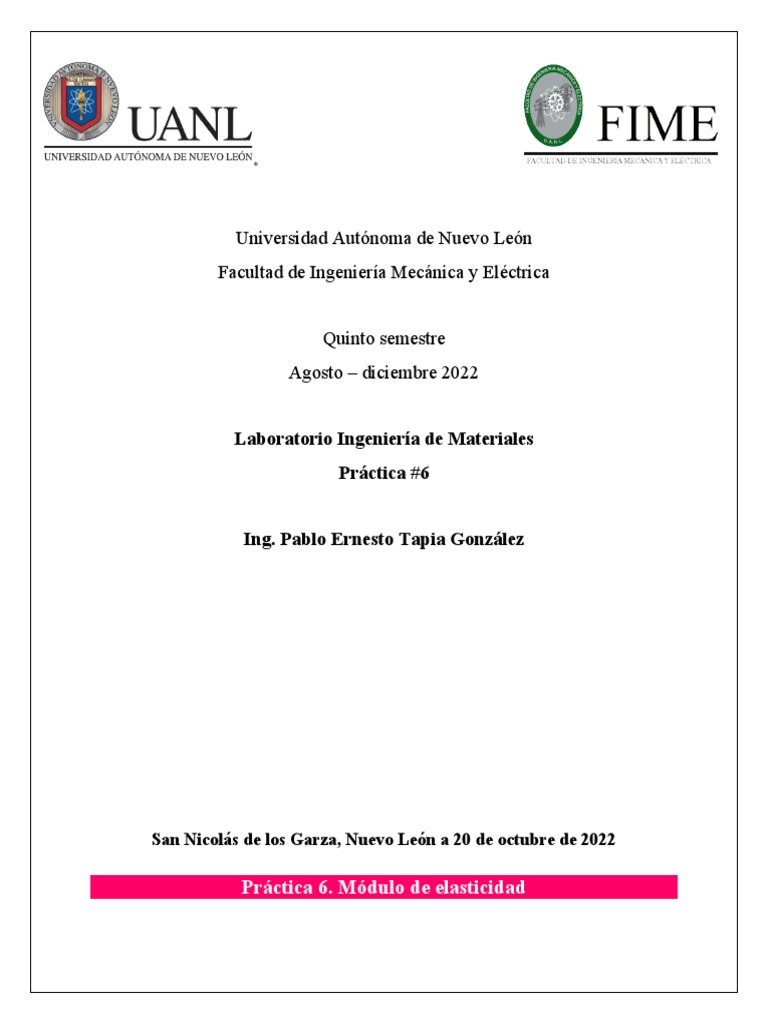 P6 Lab Ing Materiales | PDF
