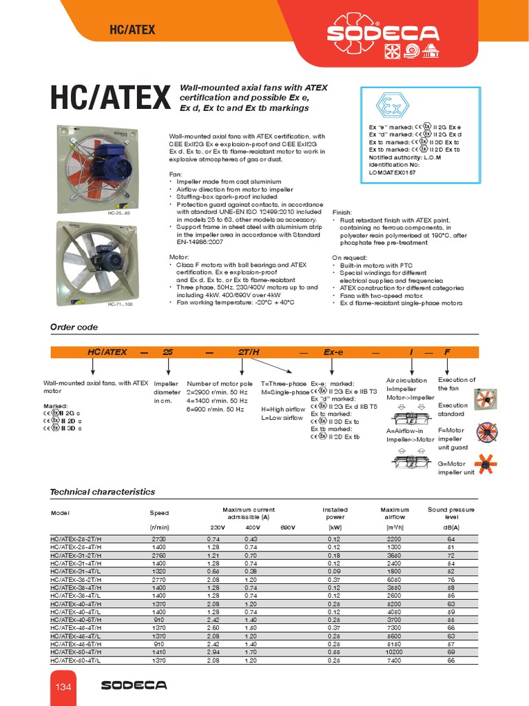 HC Atex 2016en | PDF | Decibel | Electrical Engineering