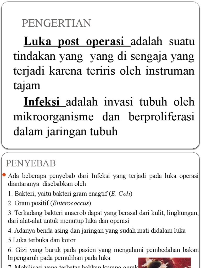 PENCEGAHAN INFEKSI PADA LUKA SETELAH OPERASI | PDF