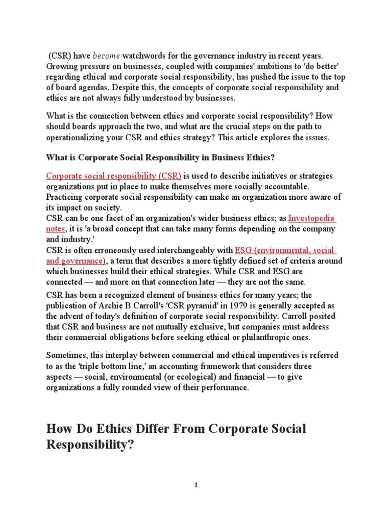 Business Ethics | PDF | Corporate Social Responsibility | Business Ethics