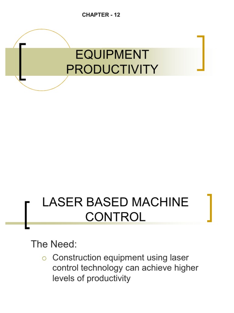 Equipment Productivity | PDF