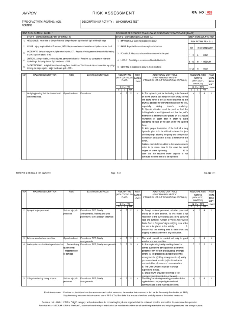 026 Winch Brake Test New Pdf