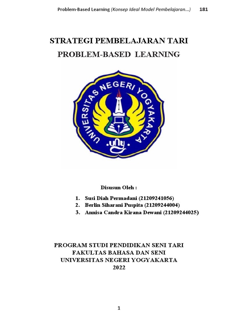 Model Pembelajaran Berbasis Masalah | PDF