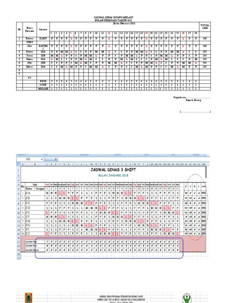Jadwal Dinas Kelompok 2 | PDF