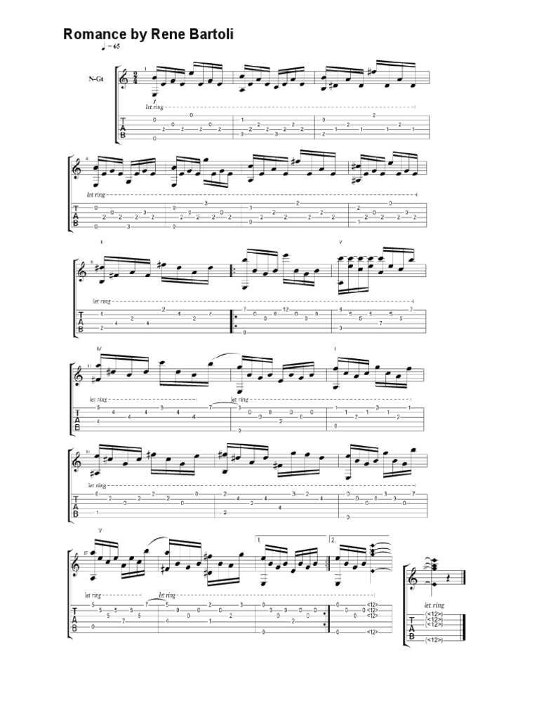 Romance by Rene Bartoli | PDF