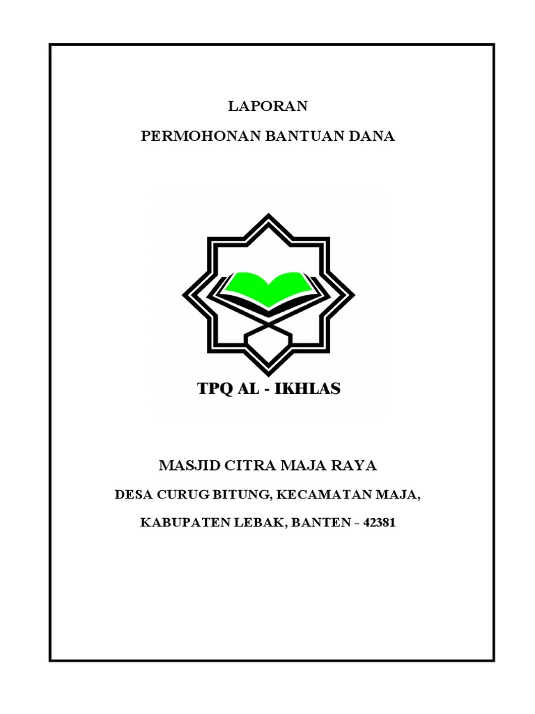 Proposal Pengajuan Dana | PDF
