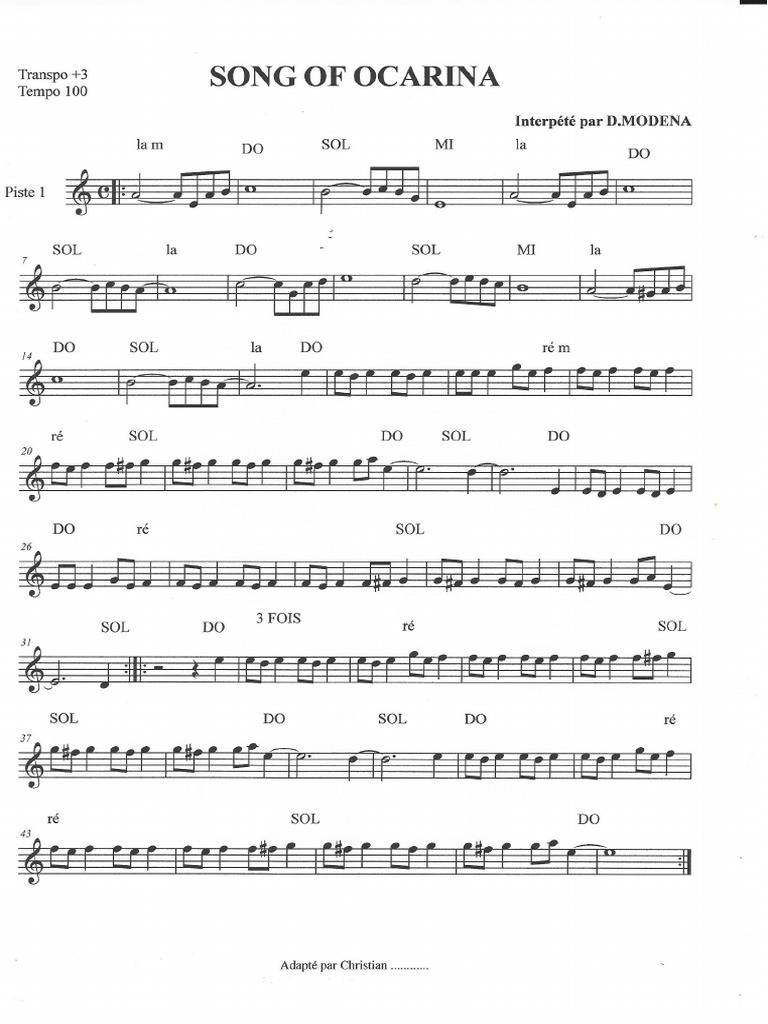 Song of Ocarina | PDF